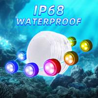 China Small Submersible LED Lights Mini Waterproof RGB LED Tea Lights Candles Party Events Home Vase Pool Pond Decor for sale