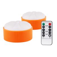 China Orange LED Lights Halloween Jack-O-Lantern Outdoor Pumpkin Decorations With Remote / Timer for sale