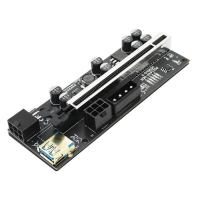 China 009S Plus PCIE Riser 1x To 16x Graphic Extension Rfor Bitcoin GPU Mining For Bitcoin for sale