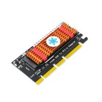 China M.2 Nvme SSD To PCI E Adapter 4X 8X 16X With 3528 Colorful Flash LED for sale