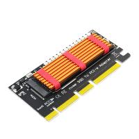 China M.2 Nvme SSD To PCI E Adapter 4X 8X 16X With 3528 Colorful Flash LED for sale