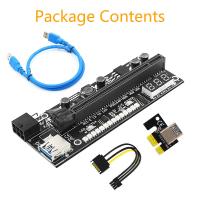China PCIE Riser 1x To 16x Graphic Extension Card for sale