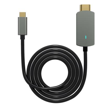 China 1.8m Line HD Video Converter TYPE C To HDMI 4K 1OZ Copper HASL for sale