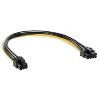 China 16AWG 6 Pin To 8 Pin PCIE Cable For GPU PSU Breakout Board 50CM Length for sale