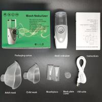 China Children Adult Portable Silent Ultrasonic Nebulizer Medical grade PVC material for sale