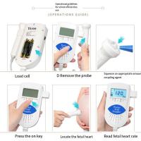China Household Ultrasound Probe Pocket Fetal Doppler For Baby Heart Beat Rate High Sensitive for sale
