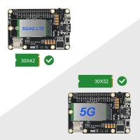 China OEM 4G 5G Base HAT For Raspberry / Samsung ARTIK / Rock64 Media Computer Board for sale