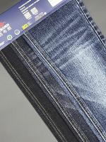 China 13.3oz Cotton Blend Fabric Breathable Recycled Cotton Denim Blue Grey For Sustainable Jeans And Workwear for sale