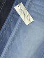 China 6.2oz Linen Cotton Denim Low Shrinkage Light Weight Denim For Summer Shirts And Resort Wear for sale