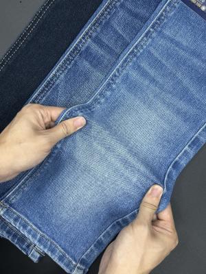 China 11.6oz Two Tone Denim Dark Blue Green Jean Denim Fabric Cotton Rich for sale