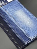 China Dark Blue / Blue Non Stretch Denim Fabric 424GSM Heavyweight Raw Denim 100% Cotton for sale