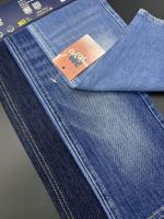 China All Season Dark Blue Denim Fabric 85.1% Cotton Denim Fabric 366GSM B/M for sale
