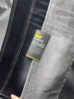 China 12.9oz Black Cotton Denim Fabric High Stretch Rayon Denim Fabric 54