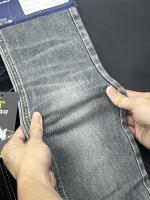 China 12.9oz Black Cotton Denim Fabric High Stretch Rayon Denim Fabric 54