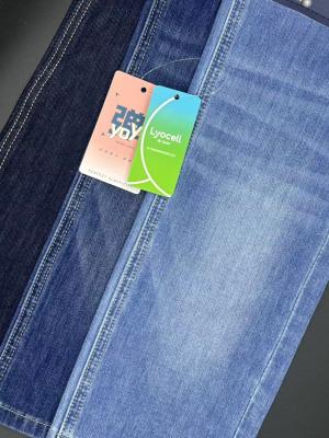 China Special Weave 4 Way Stretch Denim Fabric Cotton Lyocell Denim Fabric 150cm OEKO-TEX 100 for sale