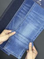 China Dark Blue Medium Weight Denim Fabric 11.3oz Garment Denim For Modern Jeans And Daily Apparel for sale