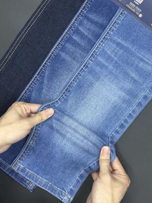 China Dark Blue Medium Weight Denim Fabric 11.3oz Garment Denim For Modern Jeans And Daily Apparel for sale