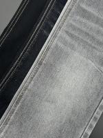 China 13.4oz Mercerized Black Cotton-Polyester Heavyweight Denim for Durable Jeans & Workwear for sale