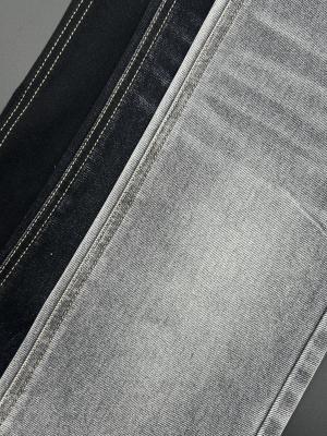 China 13.4oz Mercerized Black Cotton-Polyester Heavyweight Denim for Durable Jeans & Workwear for sale