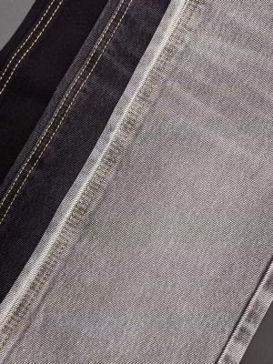 China 10.7oz Sulphur Black 100% Cotton Denim for Classic Jeans & Casual Apparel for sale