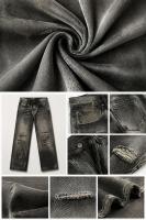 China 13.3oz Cotton Polyester Rayon Lycra 4-Way Stretch Denim Fabric with Special Weave and Excellent Elastic Recovery for sale
