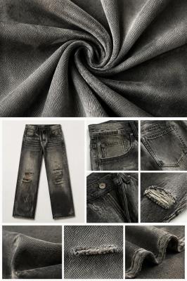 China 13.3oz Cotton Polyester Rayon Lycra 4-Way Stretch Denim Fabric with Special Weave and Excellent Elastic Recovery for sale