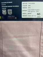 China 11450GA Textured Pink Stretch Denim, No Secondary Dyeing Ready for Garment Cutting for sale
