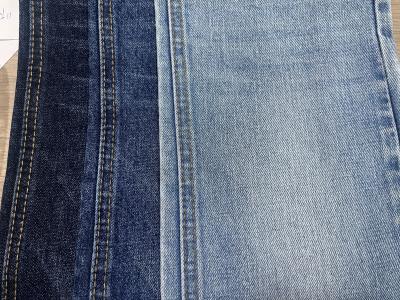 China Heavy Weight  13.6oz TL12235-2G Dark Blue Recycle Slub Denim Fabric with RCF Fiber for sale