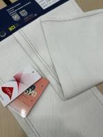 China 10oz White 4 Way Stretch Denim Fabric with Special Weave for Jeans and Jackets for sale
