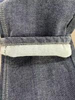China 14oz Medium-heavy Weight Chenille Denim Fabric with BCI & OEKO-TEX Certification and Integrally Woven Snowflake Two-tone Plush Texture for sale