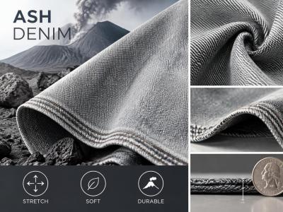 China Volcanic Ash 3/1Z 4-Way Stretch Denim Fabric | TLK11679-5GG Multi-Wash Color Customizable Denim With Lyocell & LYCRA for sale
