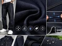 China Reactive Blue Slub 4-Way Stretch Denim Fabric | TLK11752GG Fade Resistant Normal Wash Only Denim With Lyocell & LYCRA for sale
