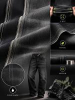 China Core Through Black Special Weave 4-Way Stretch Vertical Slub Denim Fabric | TLK11660-1GG Vertical Slub Denim for sale