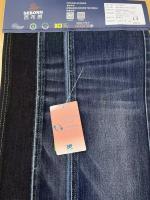 China Dark Blue+Grey-Green 8S Warp Vertical Slub 4-Way Stretch Denim Fabric with Lyocell & LYCRA Blend for sale