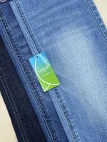 China 9 oz/yd² Cotton Lyocell Denim Fabric with 3/1 Twill Weave and Extra Wide Width in Dark Blue for sale