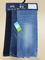 China 12.4oz Medium-Weight Cotton Lyocell Denim Fabric with 3/1 Twill Weave in Dark Blue for sale