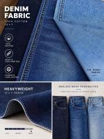 China 10S×10S Eco-friendly 3/1S Twill Cotton Denim Fabric | 100% Cotton Sustainable Raw Denim for sale