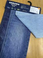 China 10.4oz 3/1Z Twill Cotton Denim Fabric BCI & OEKO-TEX Certified Textured Denim for sale