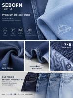 China 10.4oz 3/1Z Twill Cotton Denim Fabric BCI & OEKO-TEX Certified Textured Denim for sale