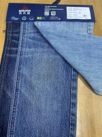 China TL7015-16T 11.5oz Dark Blue Grey Cotton Denim Fabric with Vertical Slub Texture BCI OEKO-TEX Certified for sale