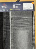China 11.3oz Sulphur Black 100% Cotton Denim Fabric with 3/1Z Twill for Vintage Apparel for sale