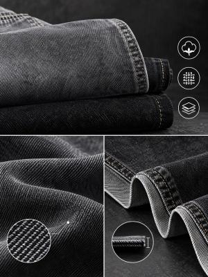 China 10.2oz Sulphur Black Rigid Denim Fabric with 3/1Z Right-hand Twill and BCI & OEKO-TEX Certification for sale