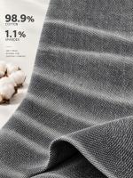 China 9.9oz High Cotton 3/1 Twill Slight Stretch Denim Fabric in Sulphur Grey for Year-Round Wear for sale