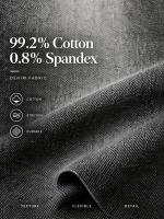 China 12.5oz High Cotton 3/1 Twill Stretch Denim Fabric in Colored Black for Jeans and JacketsTLH7892-1T for sale