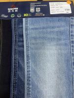 China 11.3oz Dark Blue+Blue All Cotton Denim | 7S×10S Siro Spun 3/1Z Twill Denim for Branded Pants TL11628-3G for sale