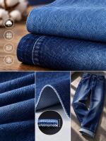 China 12.1oz Indigo All Cotton Denim | 7S×6S Siro Spun 3/1Z Twill Denim for Branded Pants TL9615-3GA for sale