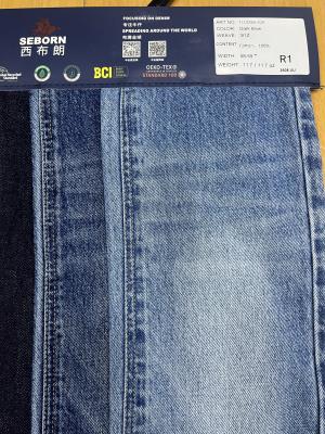 China 11.7oz Dark Blue All Cotton Denim | 8S×7S Vertical Slub 3/1Z Twill Denim for Branded Pants TL10288-2GR for sale