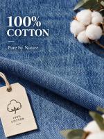 China Dark Blue 100% Cotton Denim Fabric with 3/1 Twill Weave for Rigid Denim Apparel for sale