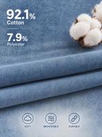 China 10.6oz Cotton Polyester 3/1 Twill Non-Stretch Denim Fabric | Indigo TLK11613GA for sale