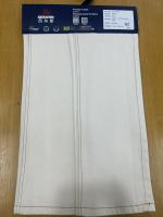 China 11.4oz White High Cotton Stretch Denim Fabric with 3/1 Twill Weave for Jeans and Jackets for sale